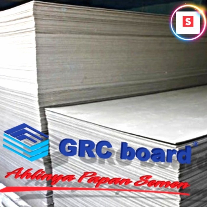 Jual Plafon Papan Semen Grc Board 6 mm SUPERPANEL | Shopee Indonesia