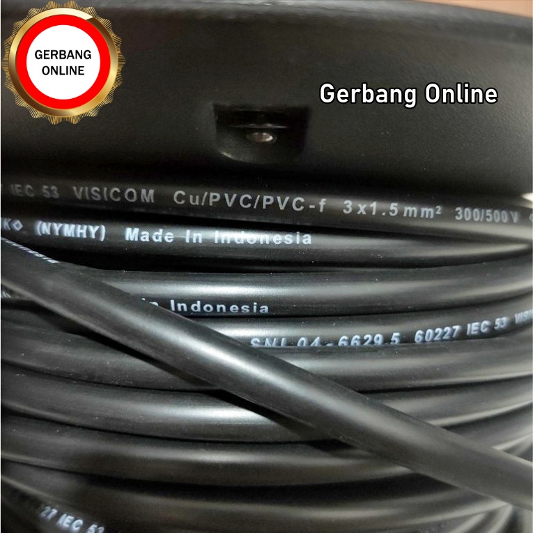 Jual Kabel Roll 25 Meter Stop Kontak 25 Meter 25m 25 m VISICOM SNI ...