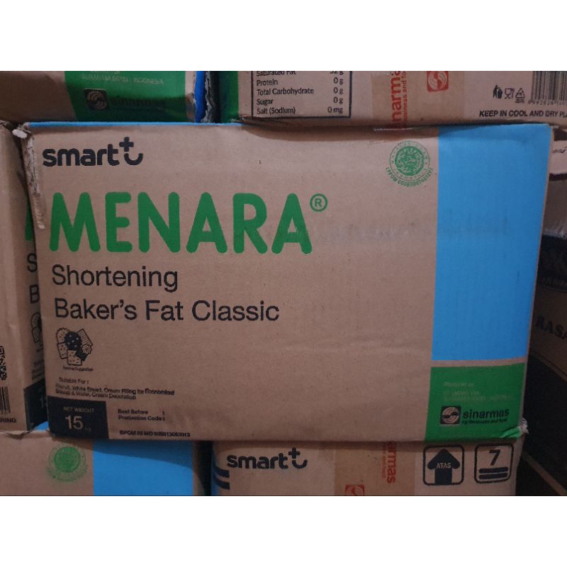 Jual Menara Shortening Baker's Fat Classic 15kg Kargo | Shopee Indonesia