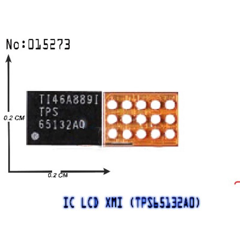 Jual TPS65132A0 IC DISPLAY IC LAMPU OPPO F1S LIGHT TPS 65132A0 25 PIN ...