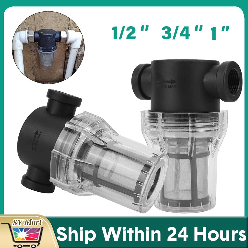 Jual Filter Pipa Air Plastik Transparan Ukuran 1 / 2 "3 / 4" 1 "Untuk ...