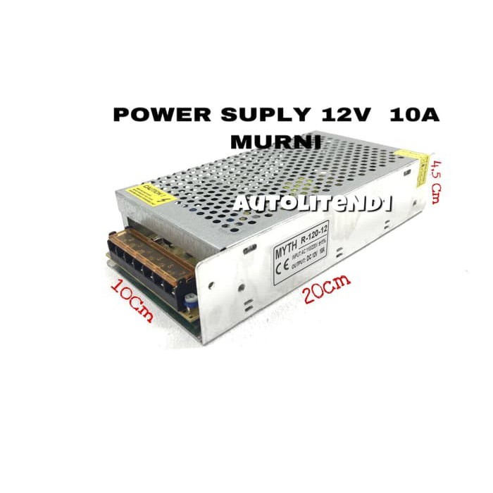 Jual ADAPTOR PSU POWER SUPLY 12V 10A 120Watt REAL CAPACITY | Shopee Indonesia