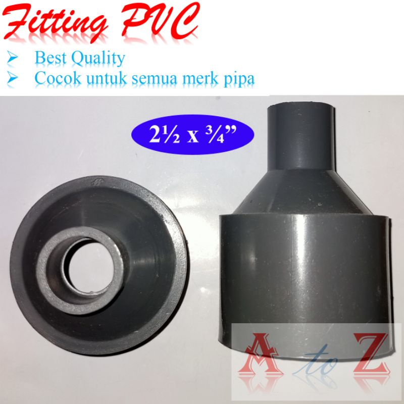 Jual r.sock 2 1/2 x 3/4"/reduser/reducer/r.sok 2,5 x 0,75 in/sock turunan 2 1/2 x 3/4 inchi ...