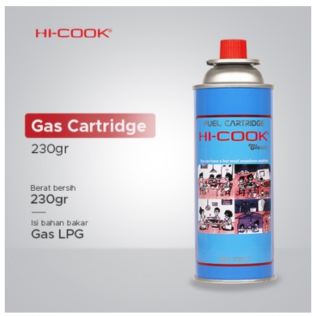 Jual Hi-Cook Gas Cartidge/Gas Portable 230 gram | Shopee Indonesia