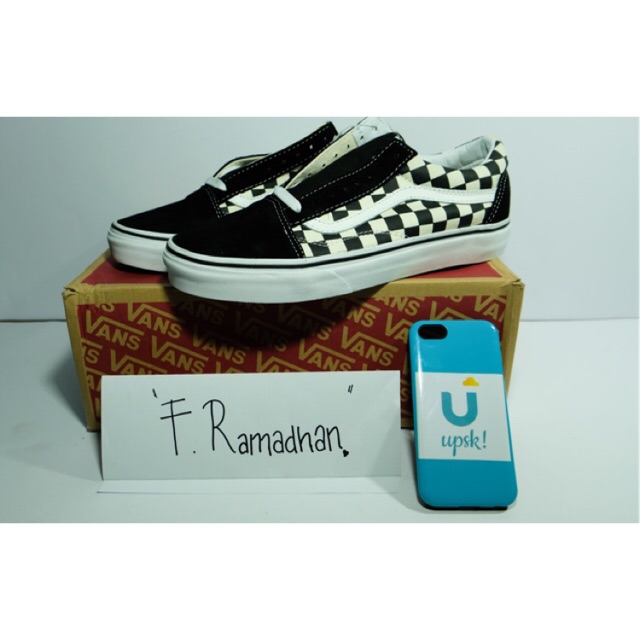 Jual Vans Os Primary Checkboard | Shopee Indonesia