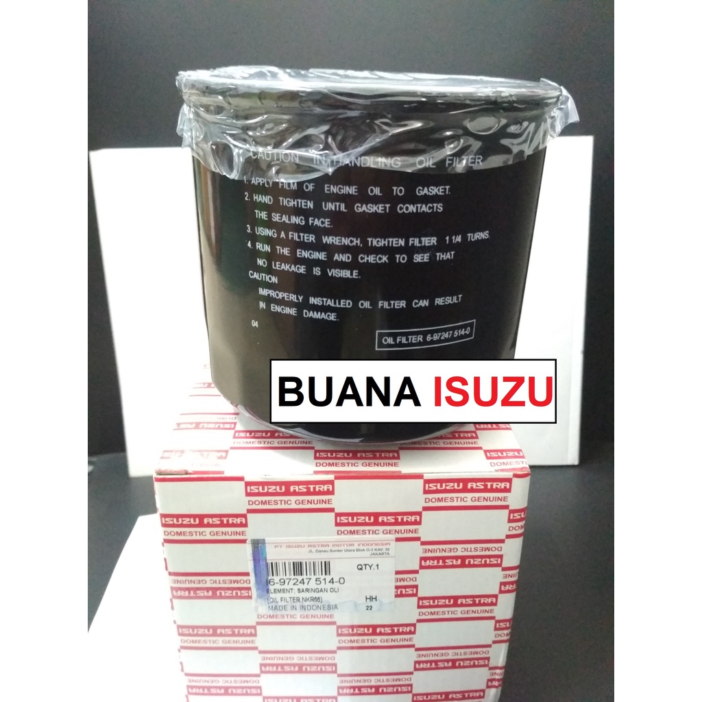 Jual Filter Oli Isuzu Elf NKR 71 / NMR 71 / NQR 71 / Giga FRR dan FTR ...