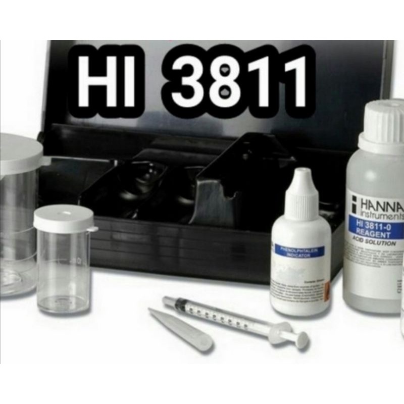 Jual Hanna instruments HI-3811 Alkalinity test kit HI3811 | Shopee ...