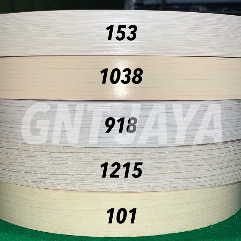 Jual EDGING TACO HPL 42mm 22mm 4cm 2cm tebal 1mm pinggiran motif kayu ...