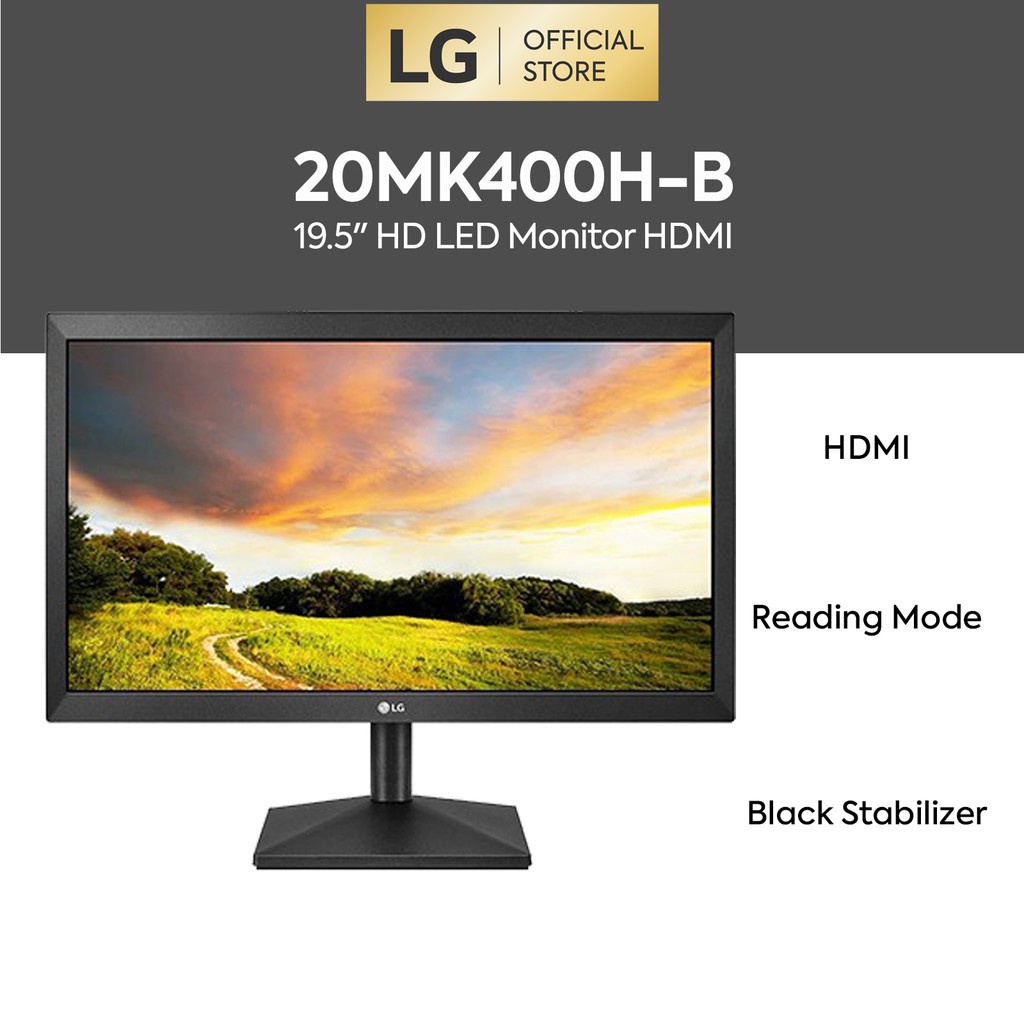 Jual LG 20MK400H-B 19.5" HD LED Monitor HDMI | Shopee Indonesia