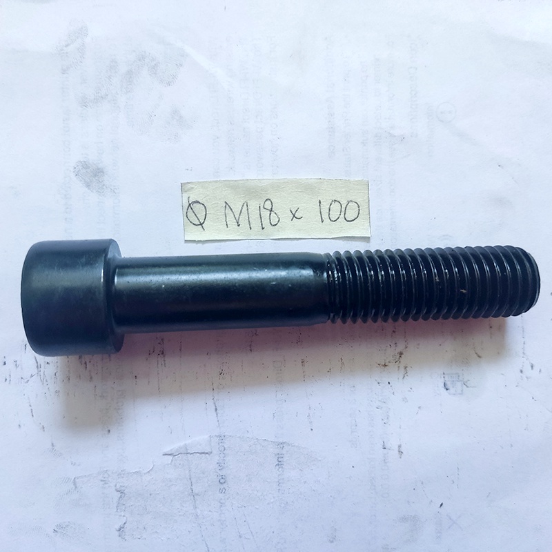 Jual BAUT L BAJA HITAM 8.8/Mur Baja M18/Ring Pir M18/Ring Plat M18/Baut Baja M18 M18x40 M18x50 ...