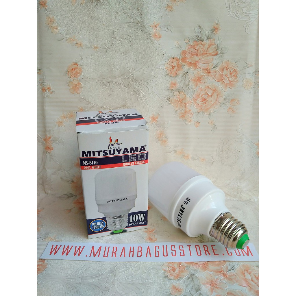 Jual Lampu / Bohlam LED Tabung Mitsuyama MS-8110 10 Watt Murah | Shopee Indonesia
