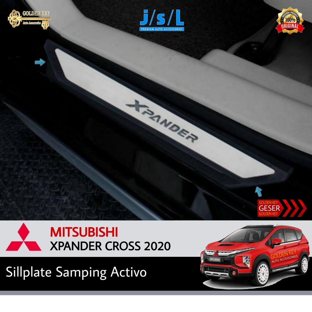 Jual JSL Sillplate Samping Xpander Cross 2020 Side Scuff Plate Activo ...