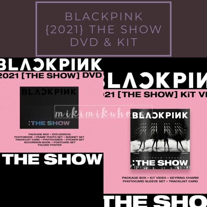 Jual Official Blackpink 2021 The Show Dvd Blackpink 2022 The Show Kit ...