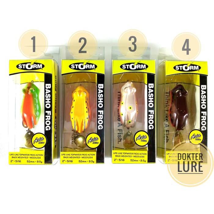 Jual LURE STORM BASHO FROG Asia Edition 9 5gr 5cm Soft Frog Umpan ...
