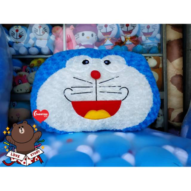 Jual Bantal doraemon jumbo super boneka kepala doraemon besar snail ...