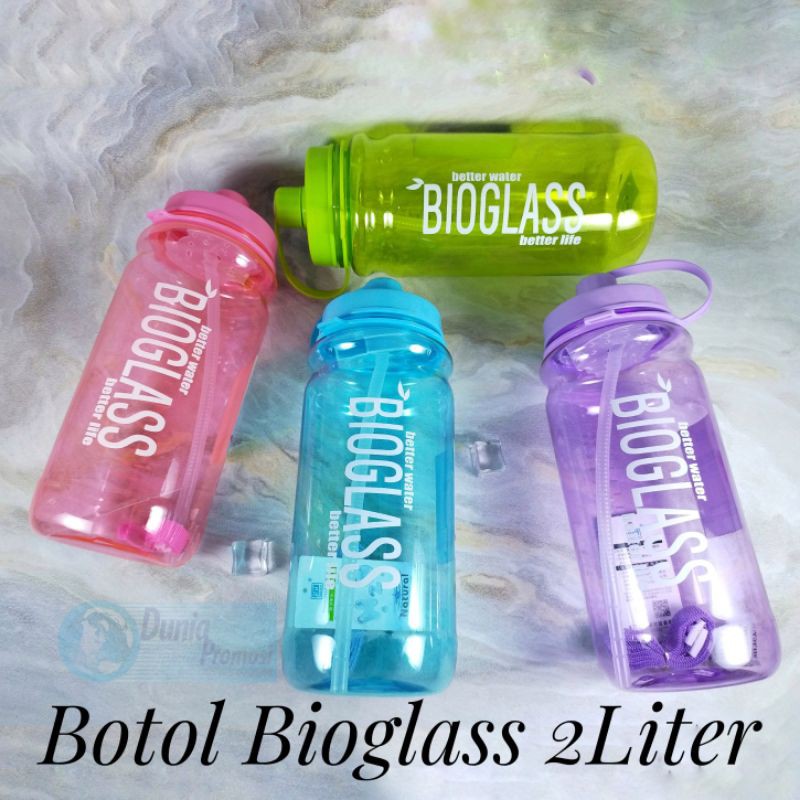 Jual Botol Biomini JUMBO ~ Tumbler Bioglass mini MCI 2000ml ~ Logo ...