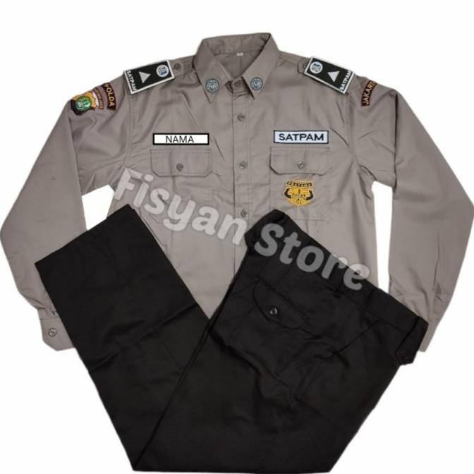 Jual Seragam PDL SUS Satpam | Seragam PDL SUS Security Coklat Terbaru ...