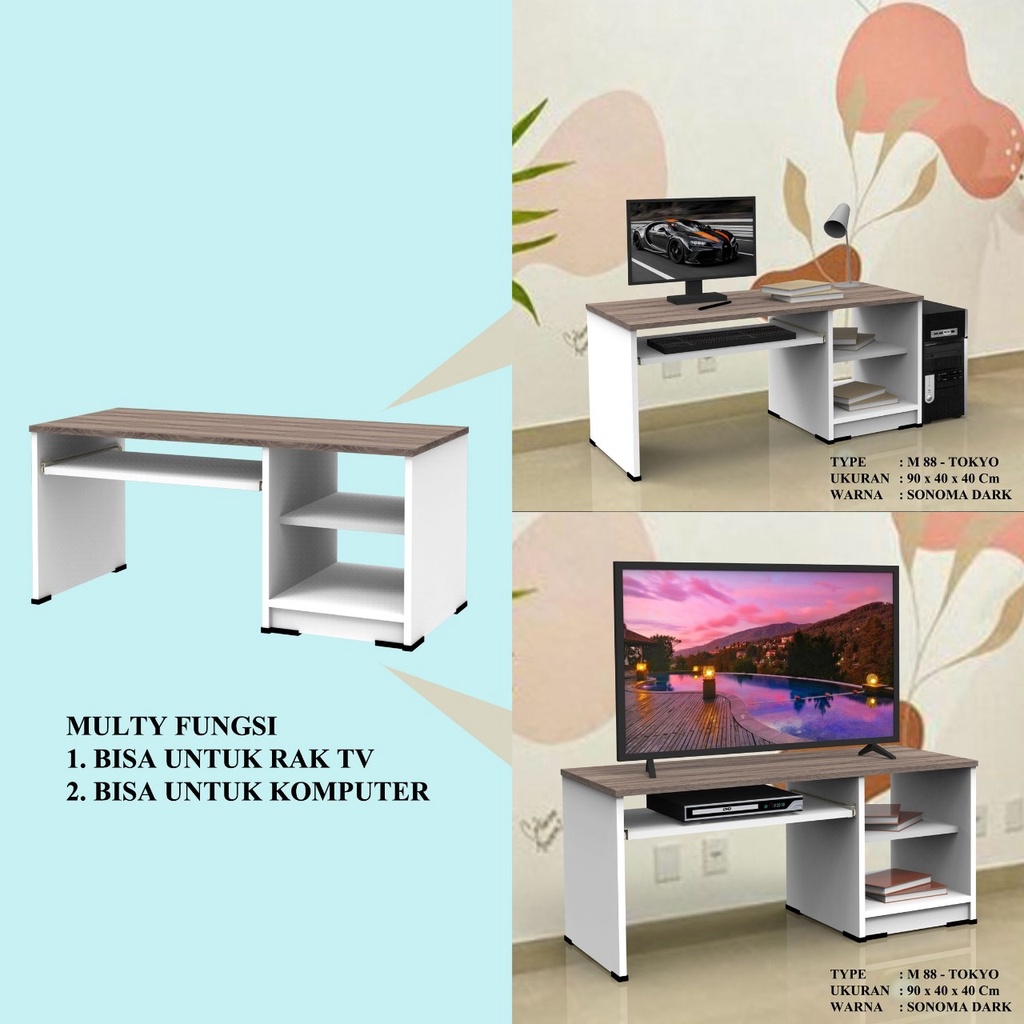 Jual Meja lesehan minimalis meja laptop meja komputer serbaguna meja pc ...