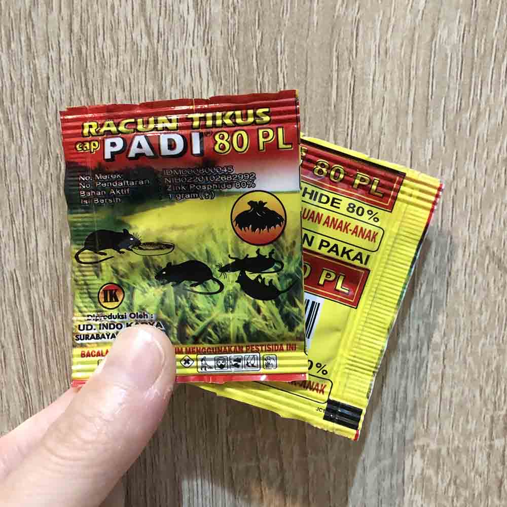 Jual Racun Tikus Cap Padi ( Pembunuh Tikus ) / Per 1 pcs | Shopee Indonesia