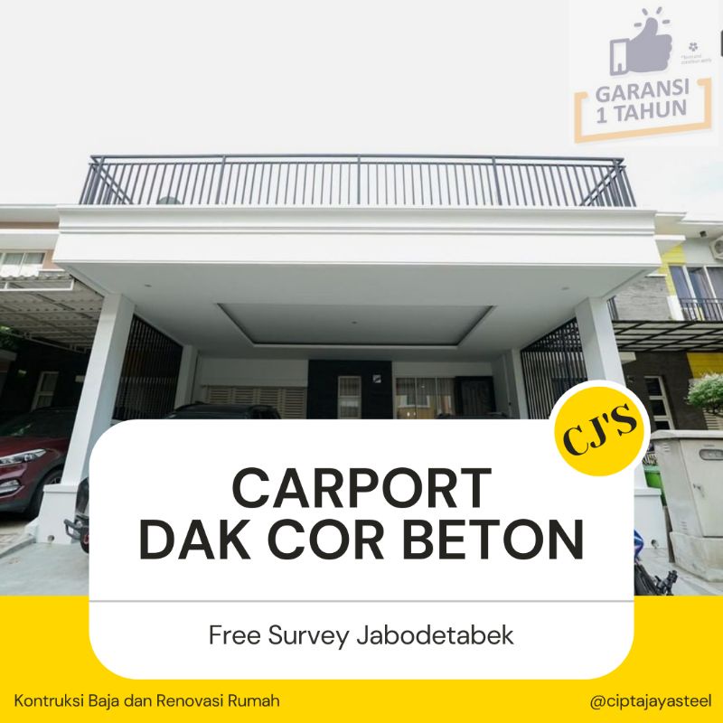 Jual Kanopi Balcony Dak Cor Beton | Shopee Indonesia