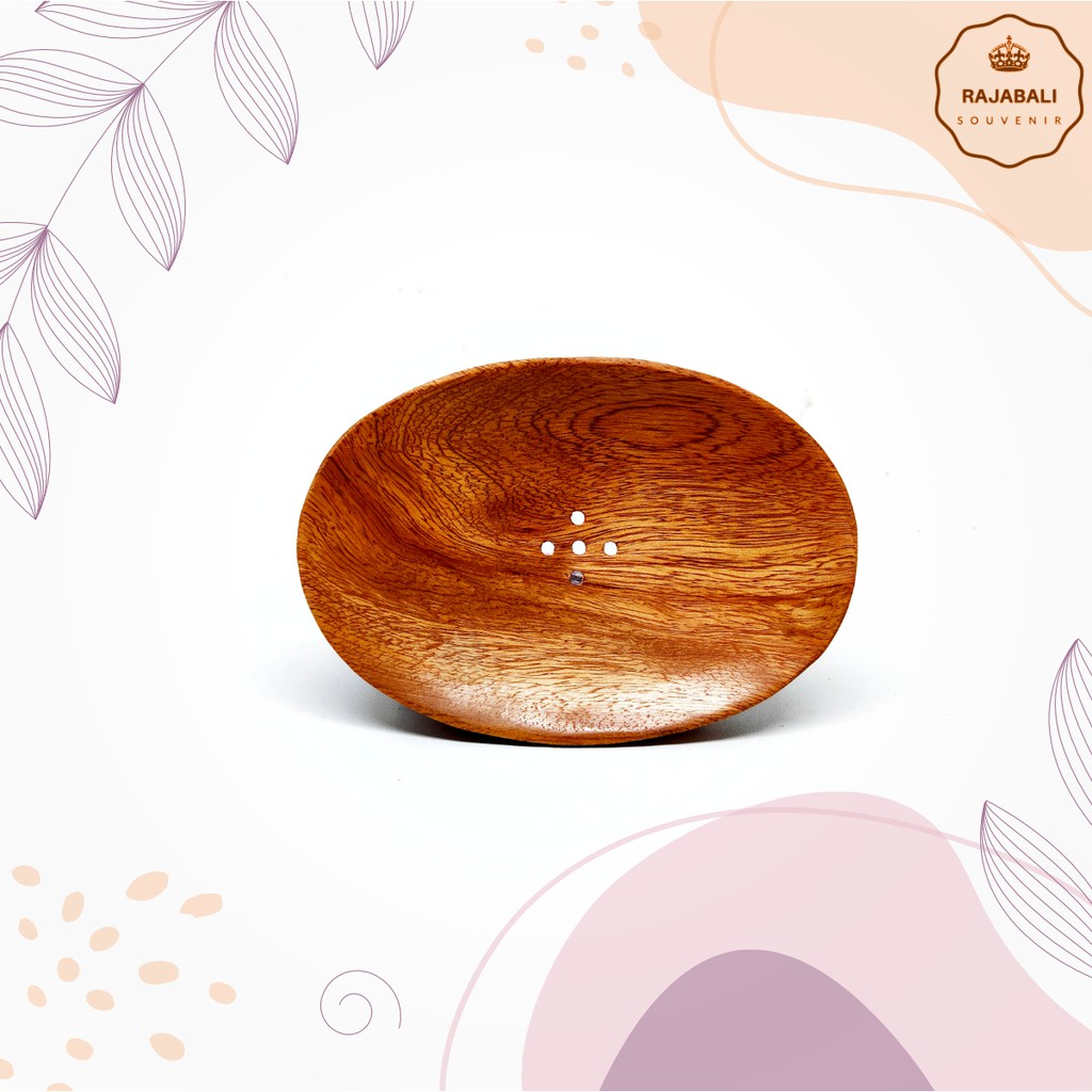 Jual Tatakan Sabun Kayu | Wadah Sabun Circle | Soap Tray Kayu Mahoni ...