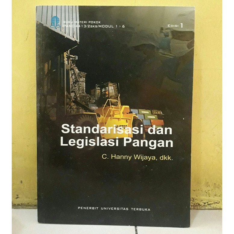 Jual Standarisasi dan Legislasi Pangan Edisi 1 C. Hanny Wijaya ...