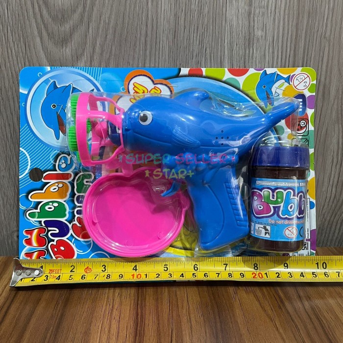 Jual MAINAN ANAK BUBBLE GUN DOLPIN 4 MATA / MAINAN ANAK PISTOL ...