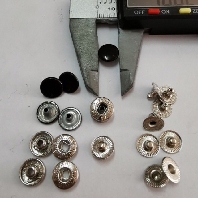 Jual kancing cetet 10mm/ kancing besi 230 black / 5gross | Shopee Indonesia