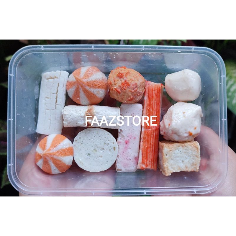 Jual BASO IKAN MIX 500 GRAM ANEKA OLAHAN IKAN SEAFOOD TEMPURA BINTANG ...