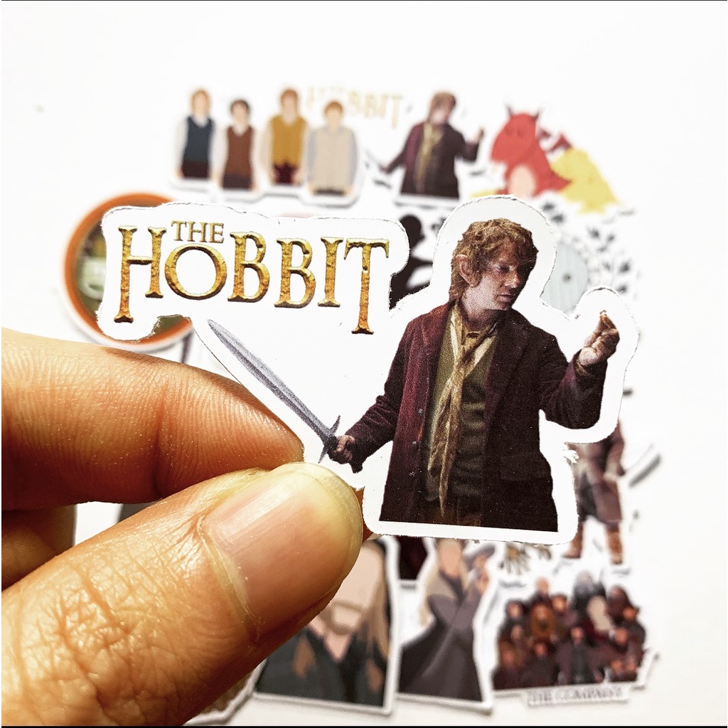 Jual THE HOBBIT LORD OF THE RINGS MOVIES FILM STICKER STIKER LOGO ...