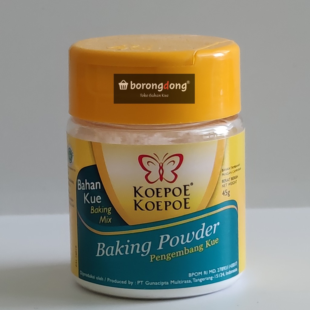 Jual Baking Powder Koepoe 45 gr | Shopee Indonesia