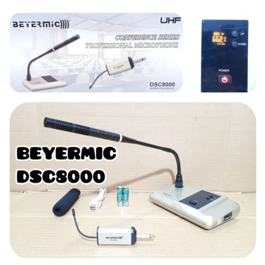 Jual MIC MEJA WIRELESS BEYERMIC DSC8000 beyermic dsc 8000 single mic ...