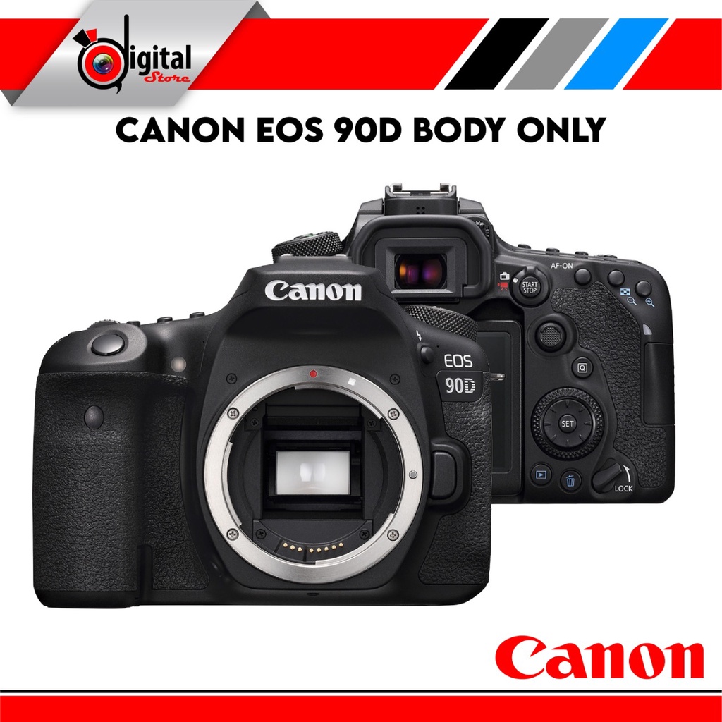 Jual Canon EOS 90D Body Only DSLR Camera - Canon 90D BO | Shopee Indonesia