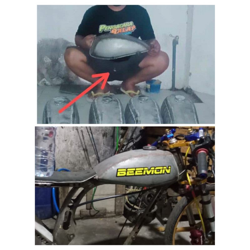 Jual tangki herex model GL Mini Landai tangki drag tangki mini balap ...