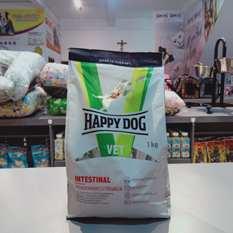 Jual Makanan Anjing Happy Dog Vet Intestinal 1kg / Makanan anjing Vet ...