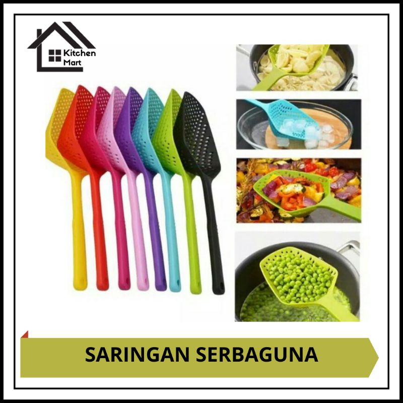 Jual Sendok Peniris Spatula Alat Memasak Goreng Fry Food Mesh | Shopee ...