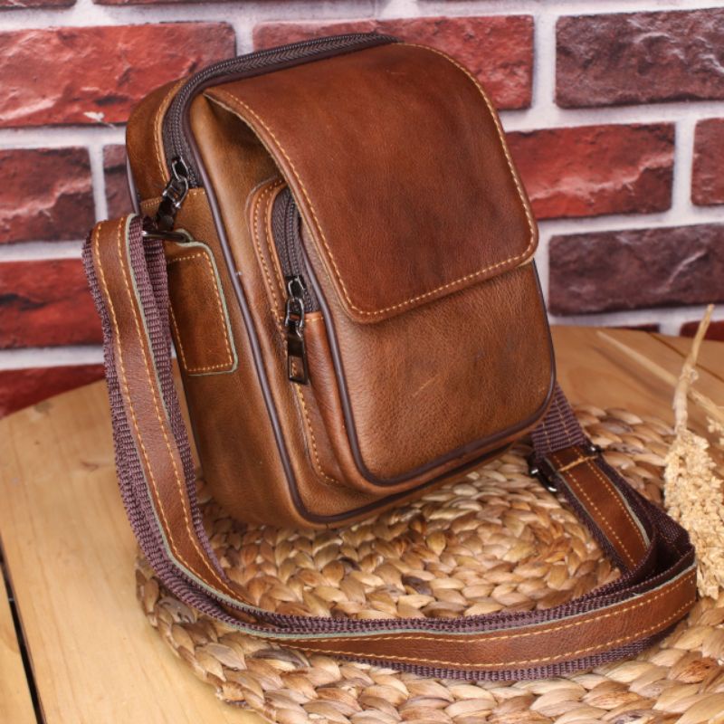 Jual Tas belly mini Bag Kulit asli | Shopee Indonesia