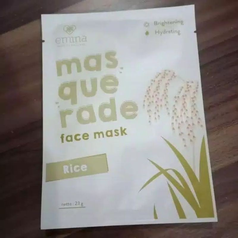 Jual Emina Masker Lembar Wajah Masquerade Face Mask Sachet 23 gr ...