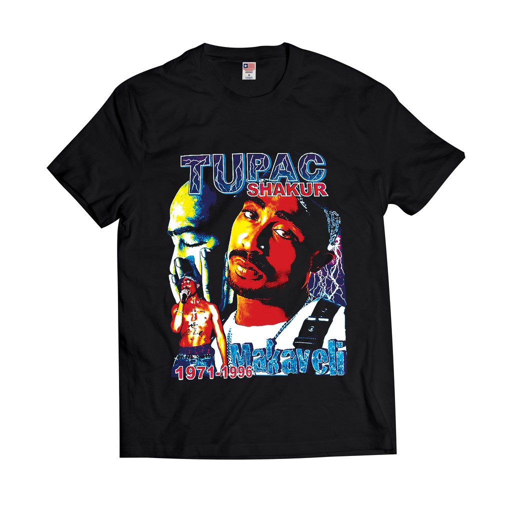 Jual KAOS VINTAGE - TUPAC SHAKUR 2PAC MAKAVELI | KAOS RAP TEE | KAOS ...