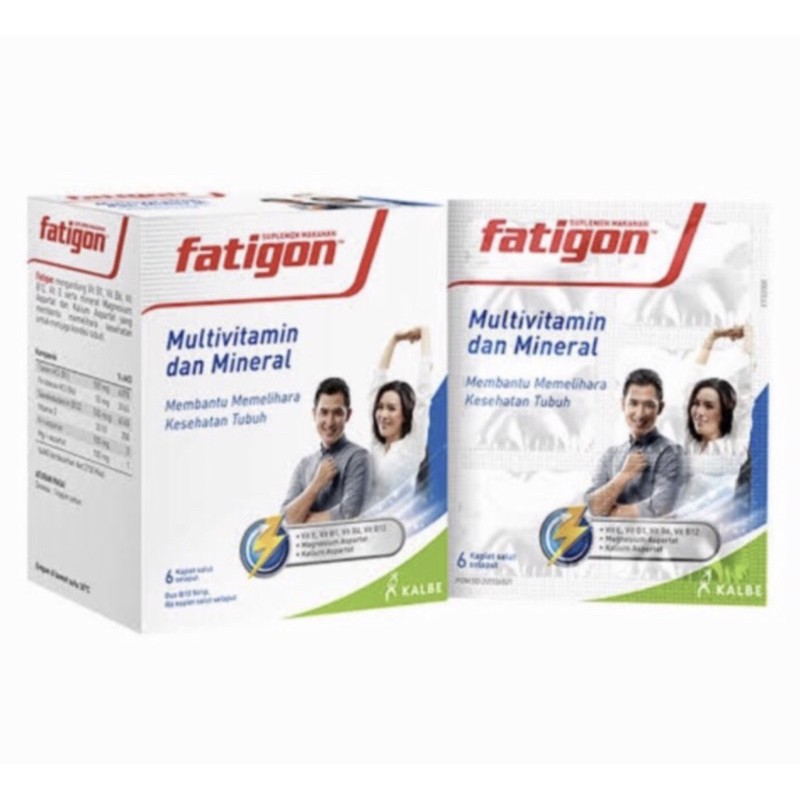 Jual Fatigon strip 6 tablet | Fatigon spirit strip 6 tablet ( menjaga ...