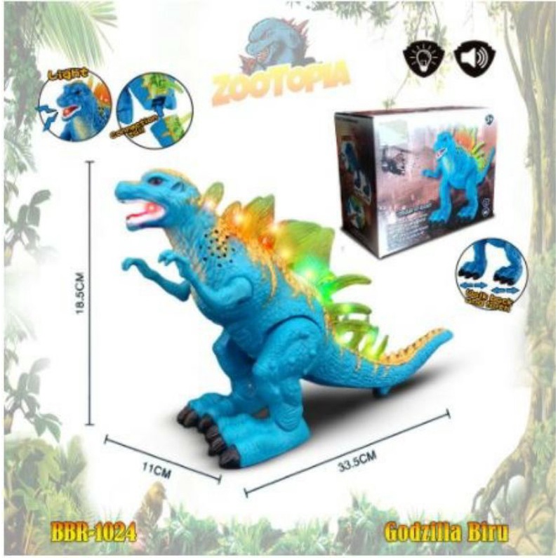 Jual BRO1024 Biru Godzilla Godzila Gozilla Gozila Monster Hewan ...