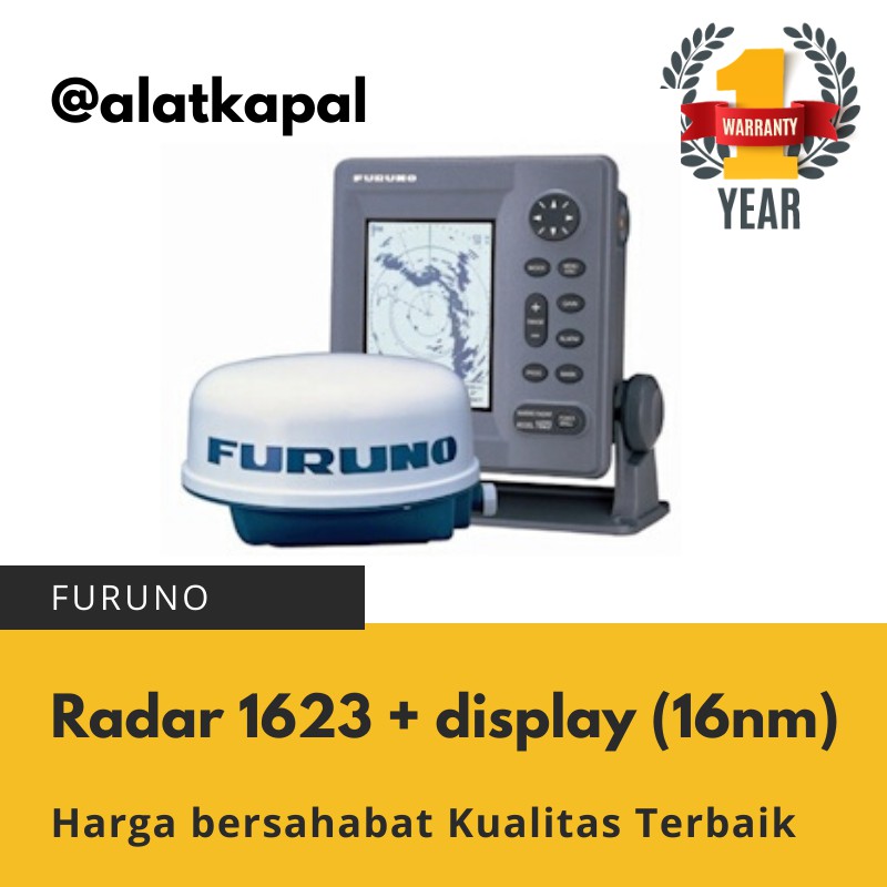 Jual Furuno Radar 1623 16NM 6inch Display plus radar Harga murah ...