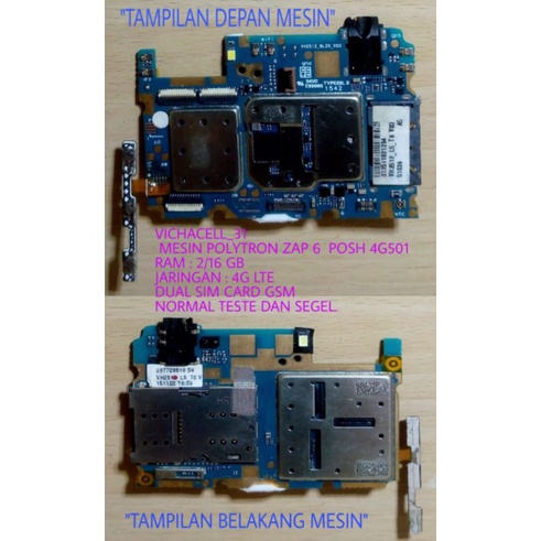 Jual MESIN POLYTRON ZAP 6 POSH 4G501 RAM 2/16 GB 4G LTE NORMAL TESTED ...