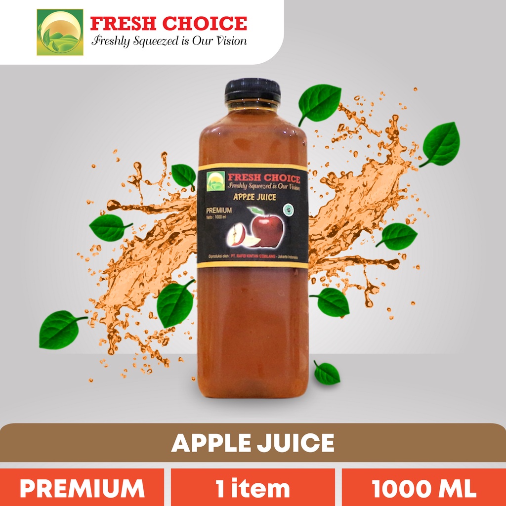 Jual Fresh Choice Jus Buah Jus Apel Apple Juice 1000 ML | Shopee Indonesia