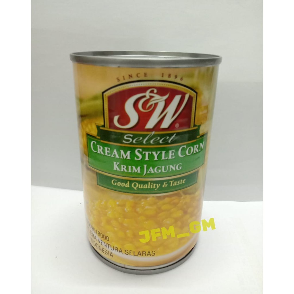 Jual SW CREAM STYLE CORN KRIM JAGUNG 425GR / MAKANAN KALENG JAGUNG ...