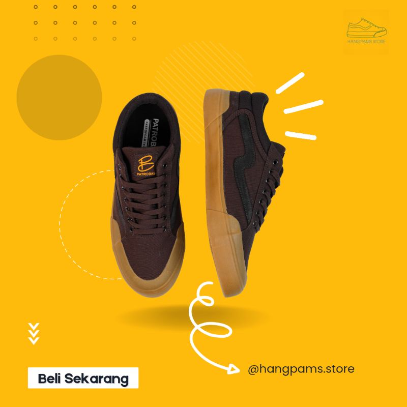 Jual Patrobas Cloud Brown Gum Low | Shopee Indonesia