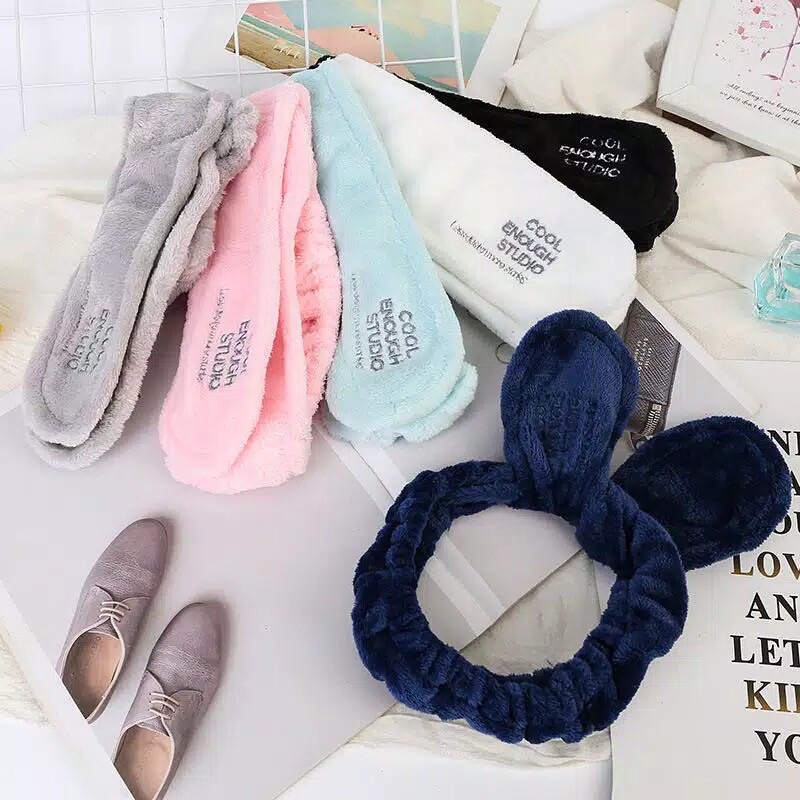 Jual Cool Enough Studio Rabbit Headband Facial Facial Headband ...