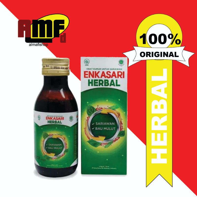 Jual Enkasari Herbal 120ml // Obat Kumur Herbal | Shopee Indonesia