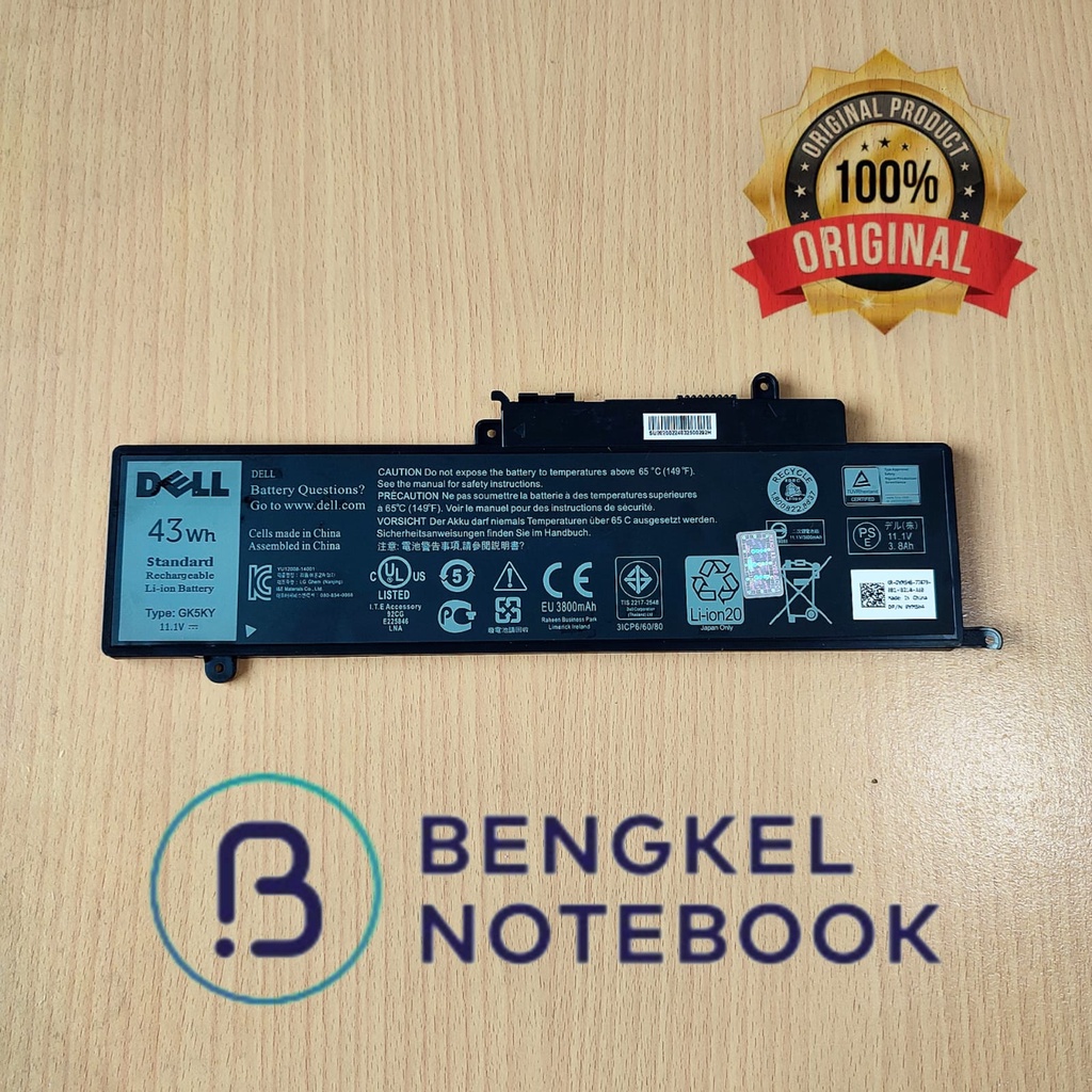 Jual Baterai Dell Inspiron 13 7000 7347 7348 7352 GK5KY 4K8YH Dell ...