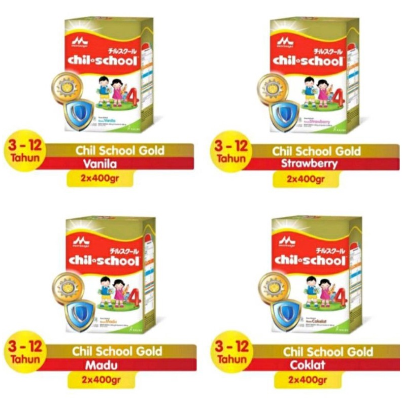 Jual Chil School 780gr Vanila Madu Coklat Strawberry 800gr | Shopee ...